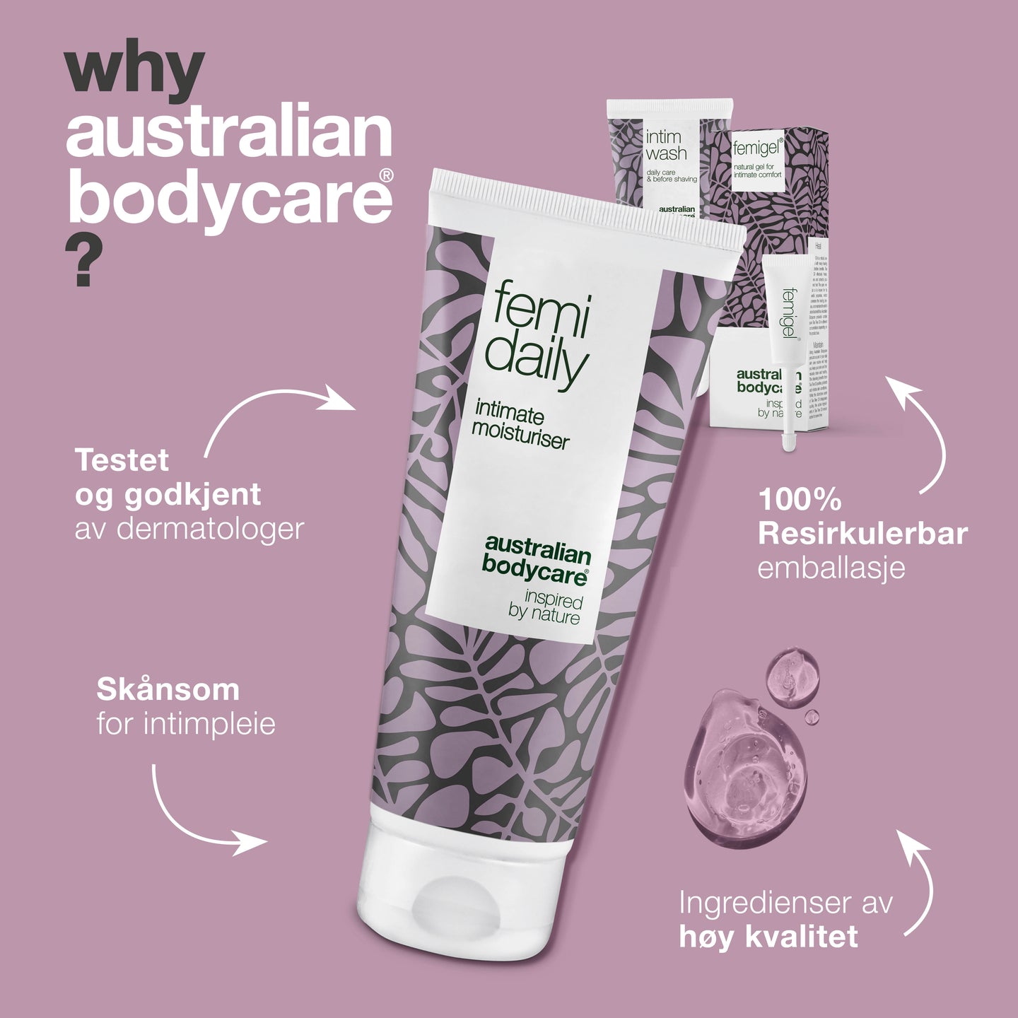 3 produkter til intimpleie mot tørrhet, lukt, kløe & sopp i underlivet